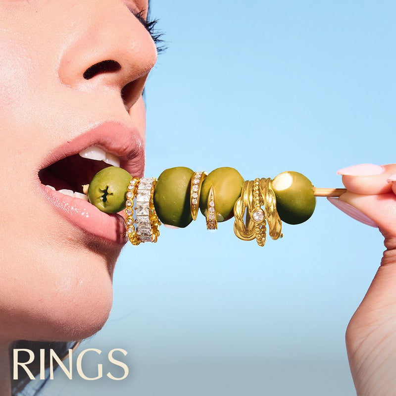 Shop Demi-Fine Rings for Women | 18k Gold Plated | Elra